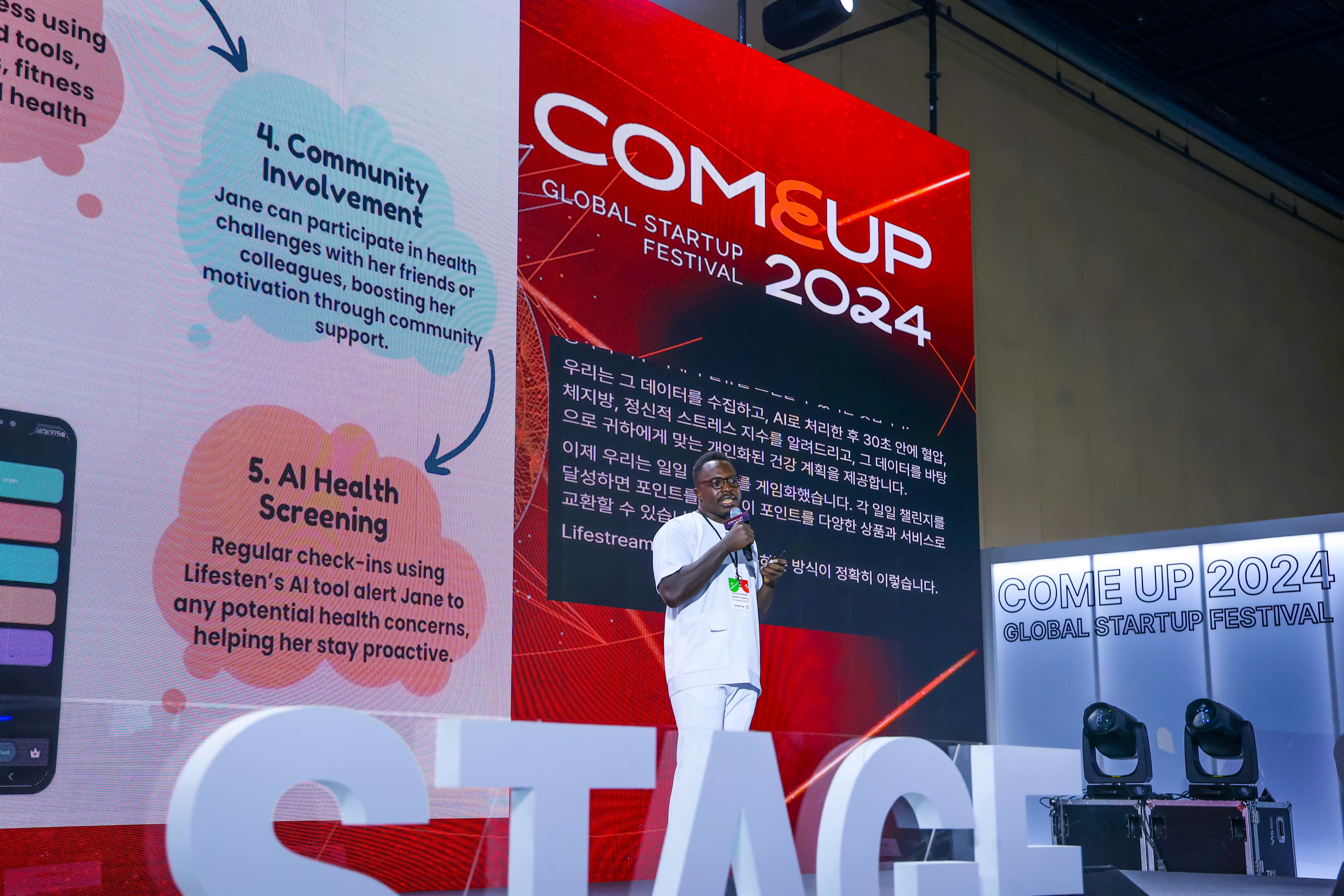 Ogweno Stephen Pitches Lifesten Health on the Global Stage at COMEUP ...